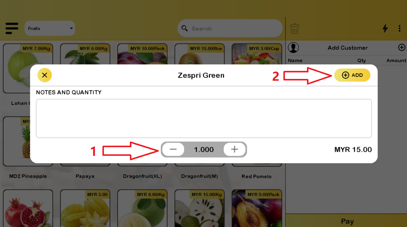 Transaction – How to make transaction – BIGPOS Support