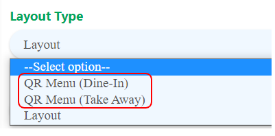 Create Layout for QR Menu – BIGPOS Support