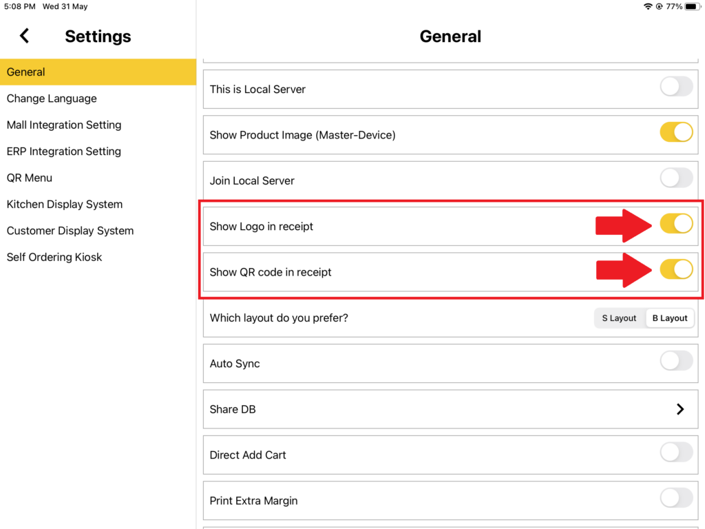 How to show Logo or QR in receipt Function in BIGPOS Pro and Lite? – BIGPOS Support