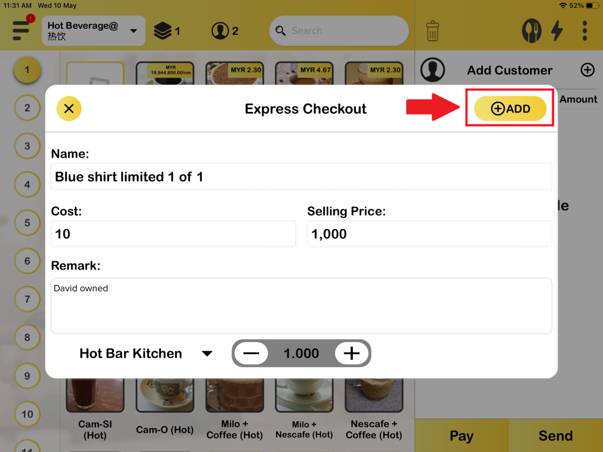 How to use Express Checkout Function in BIGPOS App? – BIGPOS Support