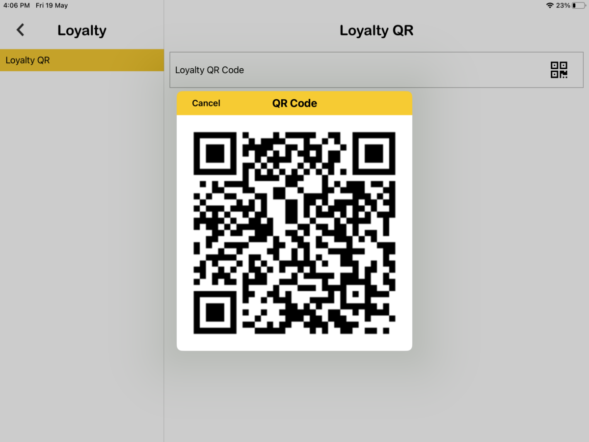 How do members sign up or sign in with Loyalty QR using QR scanner and ...
