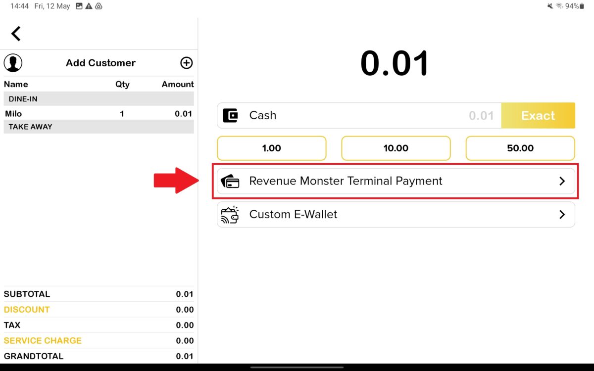 How to setup and use Revenue Monster Terminal in the BIGPOS Pro and ...