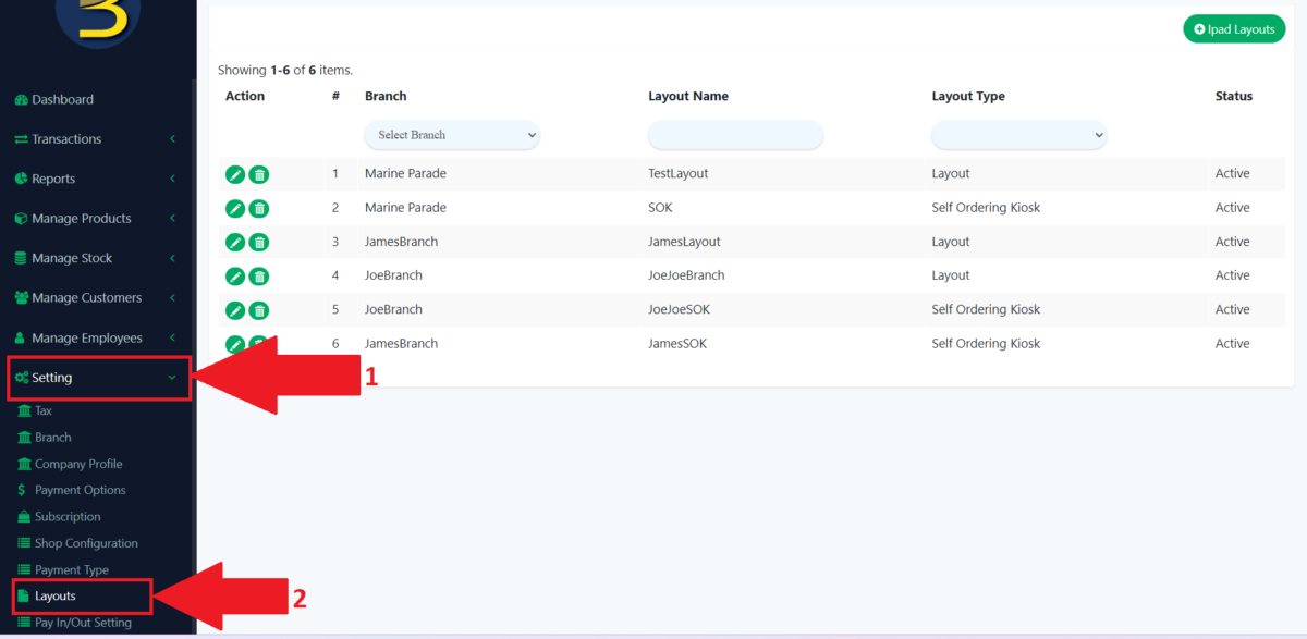 How to create an SOK layout and Main POS layout in web admin? – BIGPOS ...