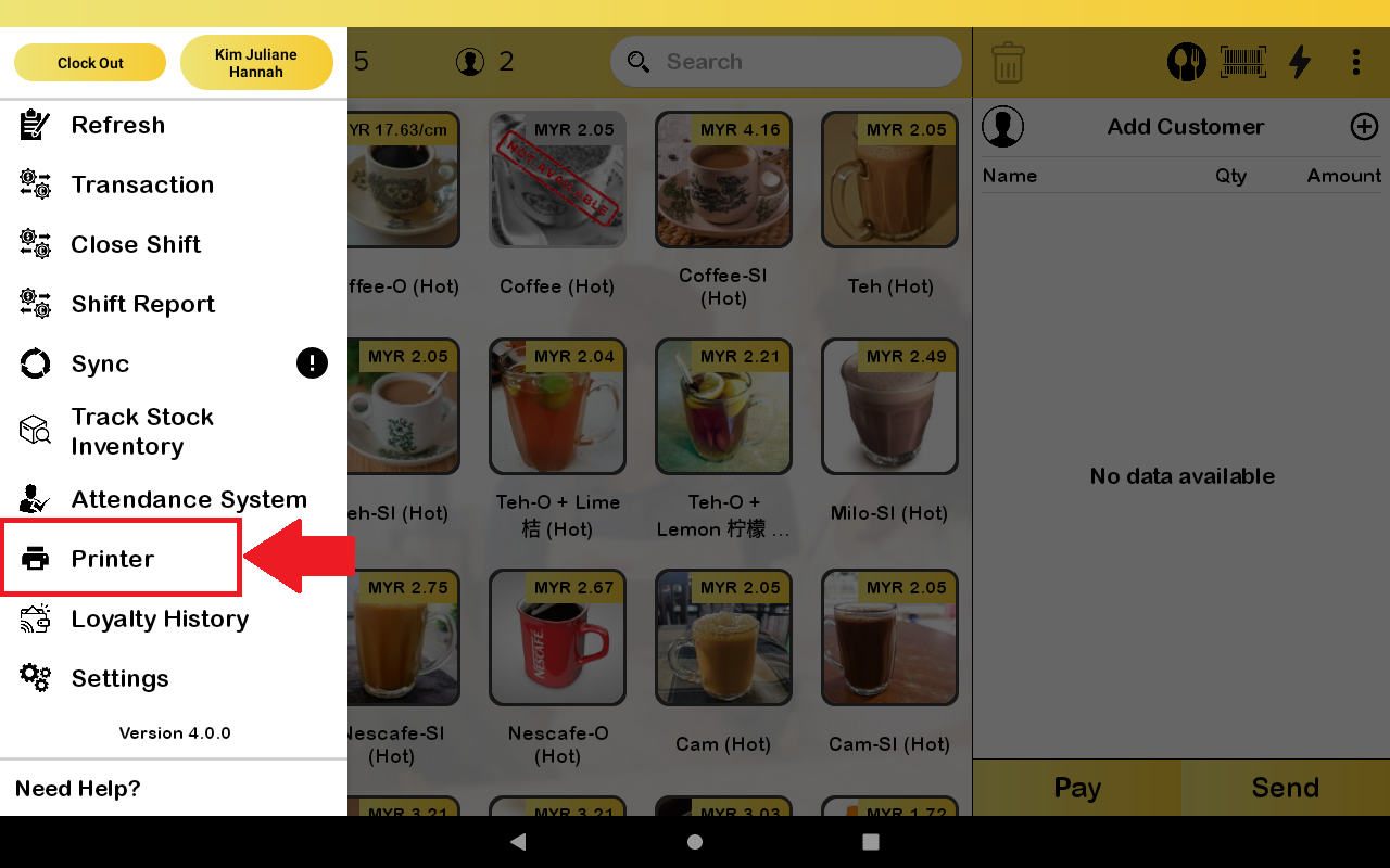 How to switch on “Always Print Receipt” after the pay Function in ...