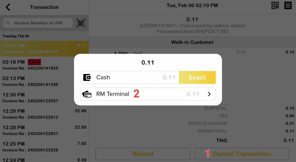 How to setup and use Revenue Monster Terminal in the BIGPOS Pro and ...
