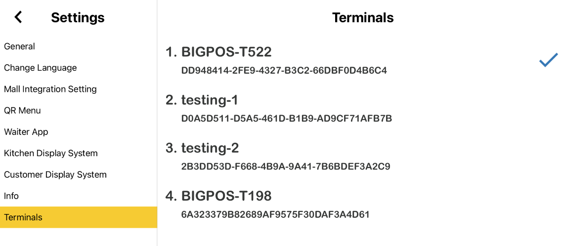 How to use terminal settings in BIGPOS Pro – BIGPOS Support