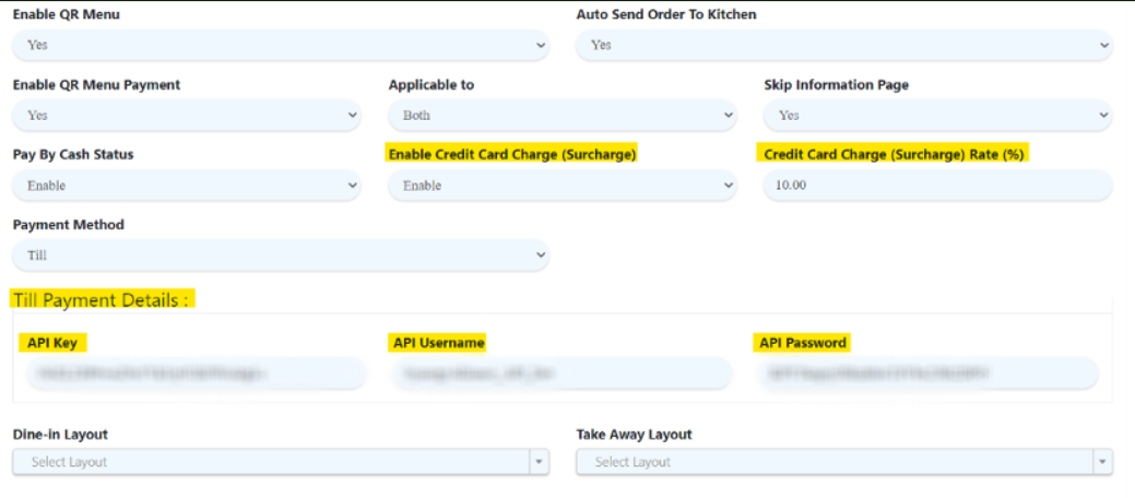 Australia Online Till Surcharge QR Menu Payment – BIGPOS Support