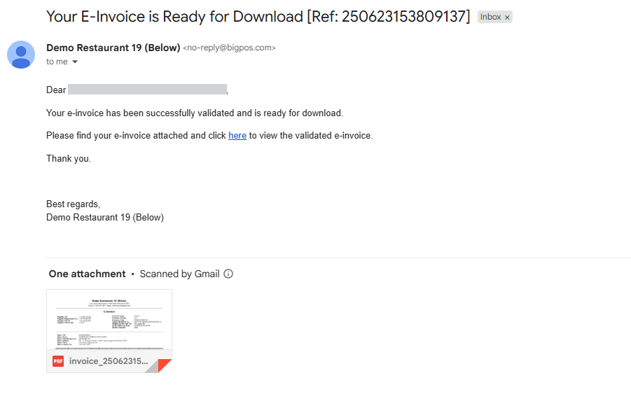 E-Invoicing Setup Guide – BIGPOS Support