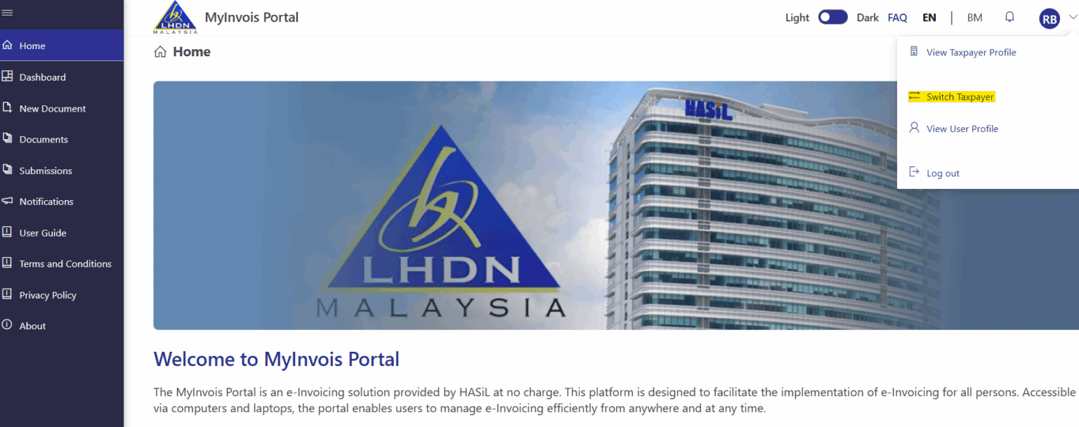 E-Invoicing Setup Guide – BIGPOS Support